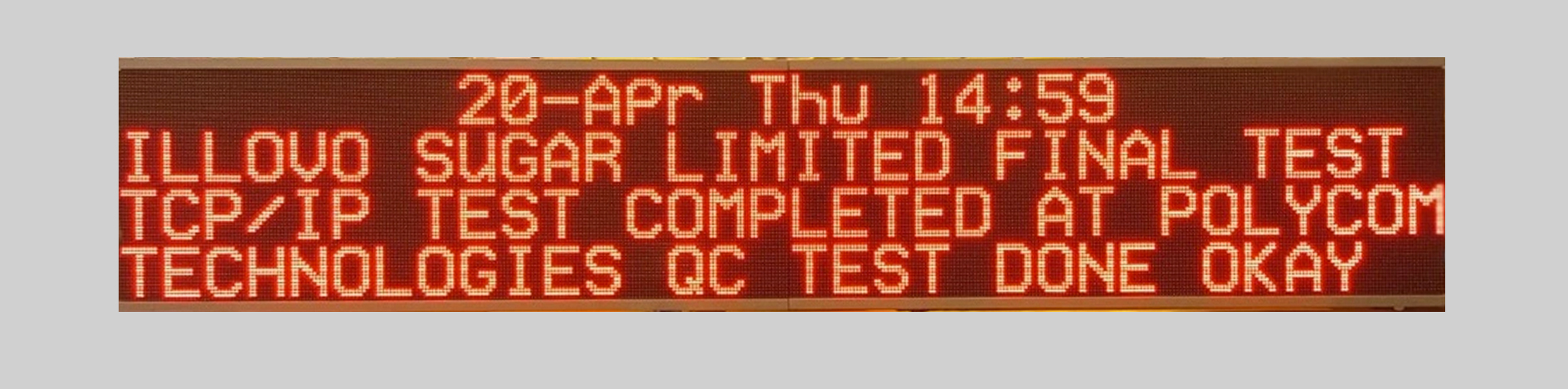 Best LED Text Displays - Polycomp Technologies (Pty) Ltd