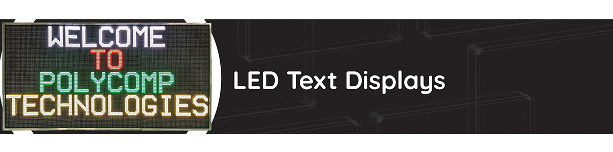 Best LED Text Displays - Polycomp Technologies (Pty) Ltd